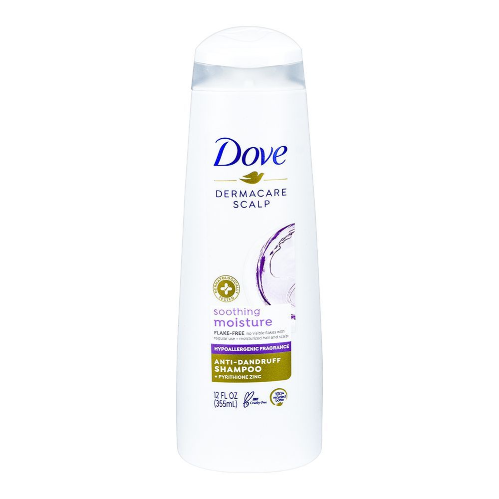 Buy Dove Dermacare Scalp Soothing Moisture Anti-Dandruff Shampoo, 355ml ...