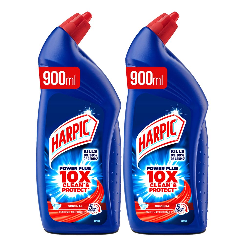 Buy Harpic Original Bathroom Cleaner, 2x900ml, Value Pack Online at ...