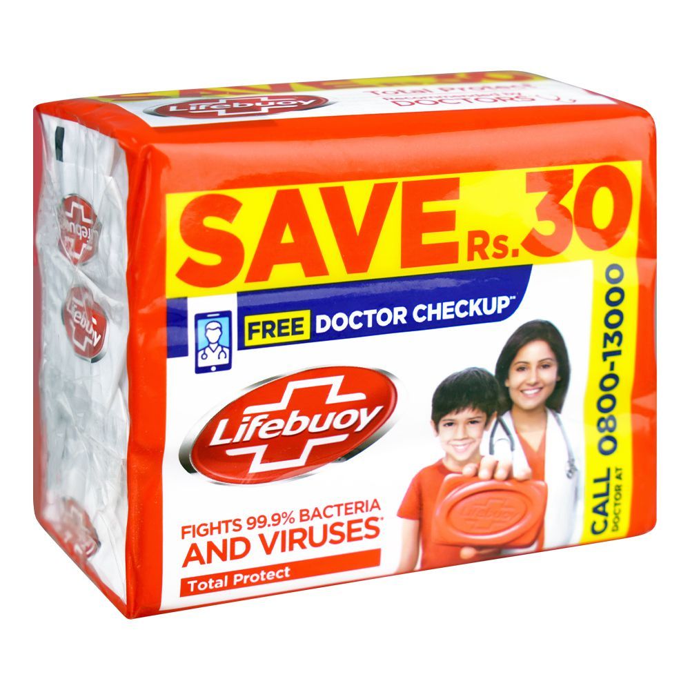 Purchase Lifebuoy Total Protect Soap, Value Pack, 3x146g Online at Best ...