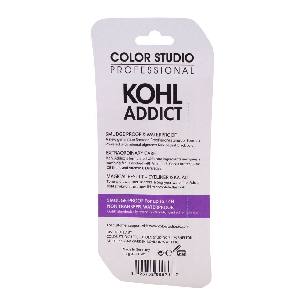 Order Color Studio Kohl Addict Kajal, Black Online at Best Price in ...
