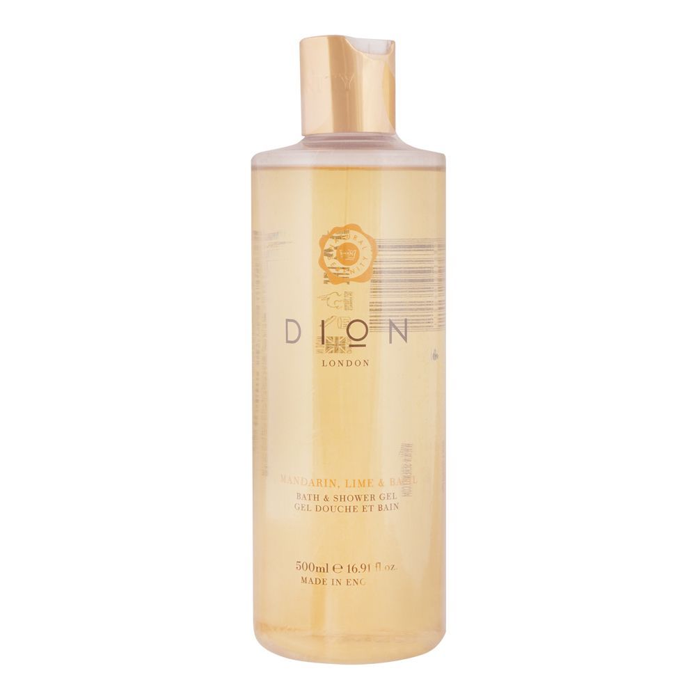 Purchase Dion London Mandarin, Lime & Basil Bath & Shower Gel, 500ml ...