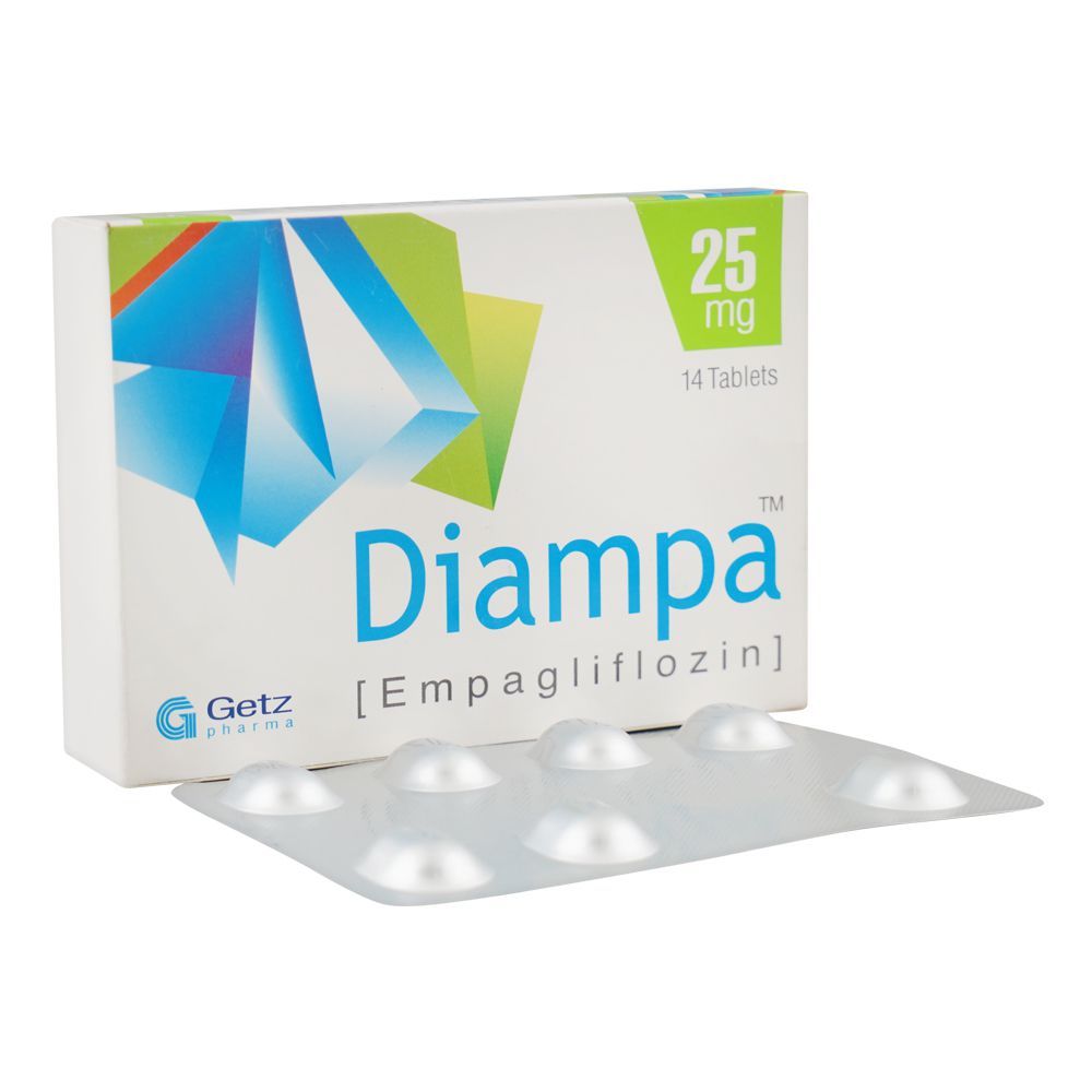 Getz Pharma Diampa Tablet, 25mg, 14-Pack