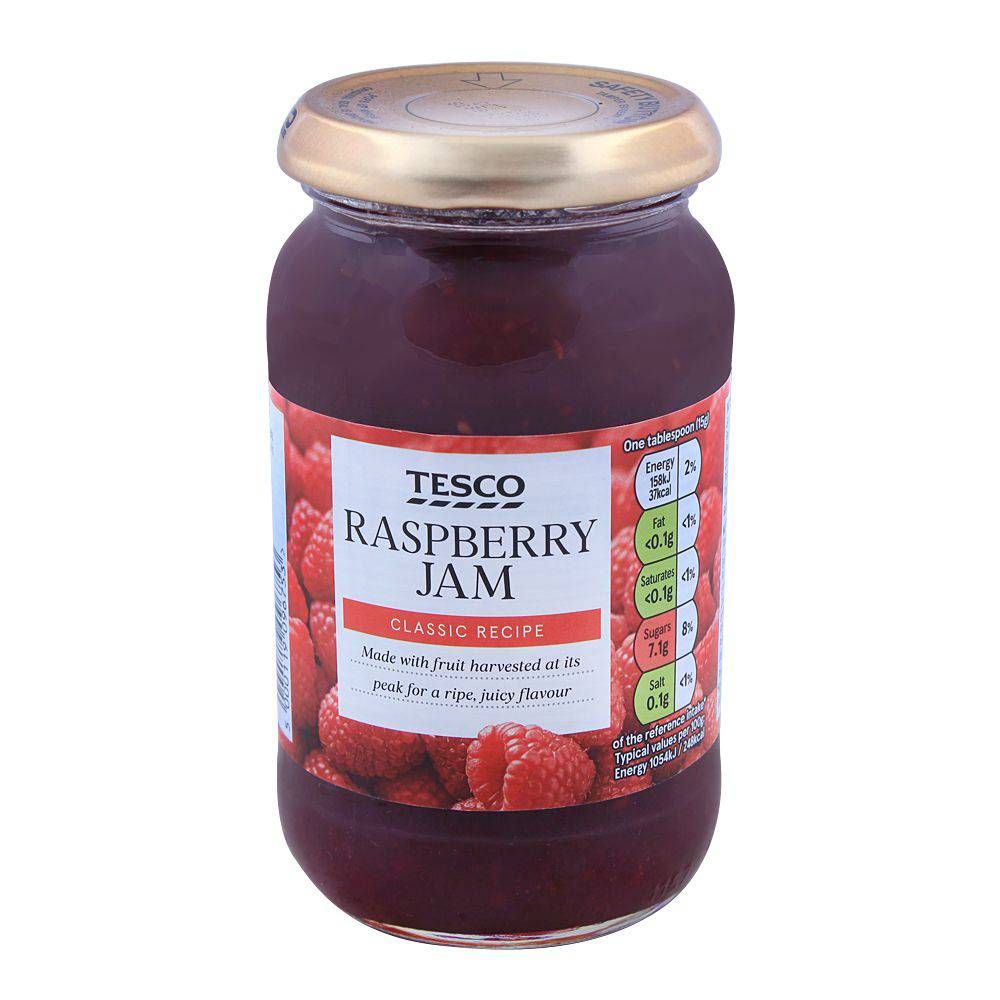 Buy Tesco Raspberry Jam 454g Online at Best Price in Pakistan - Naheed.pk