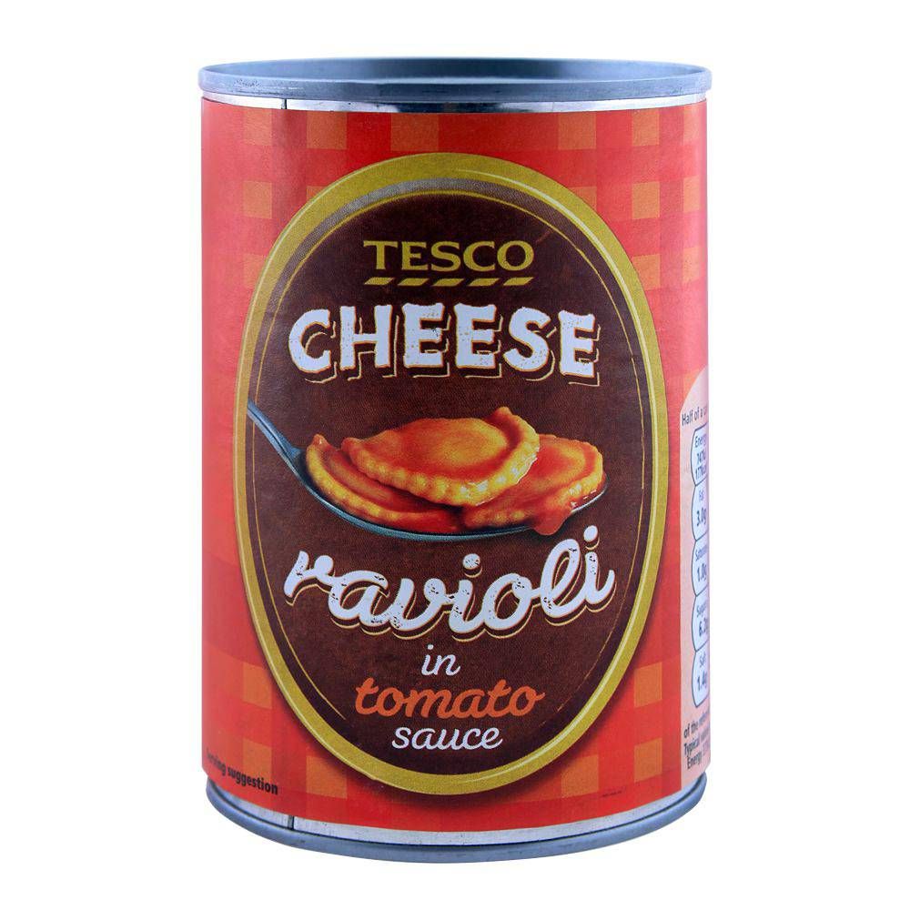 Purchase Tesco Cheese Ravioli In Tomato Sauce 400g Online at Special ...
