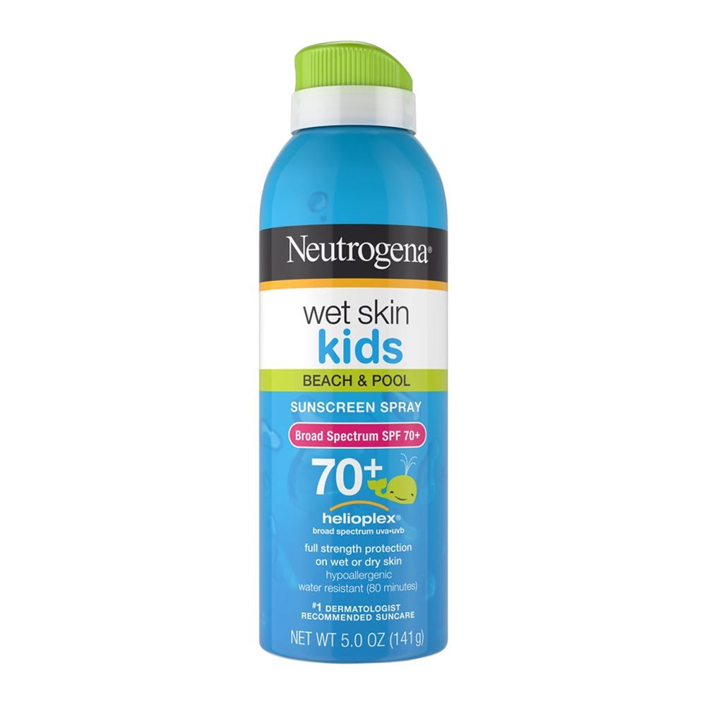 Order Neutrogena Wet Skin Kids Beach & Pool Sunscreen Spray, SPF 70 ...