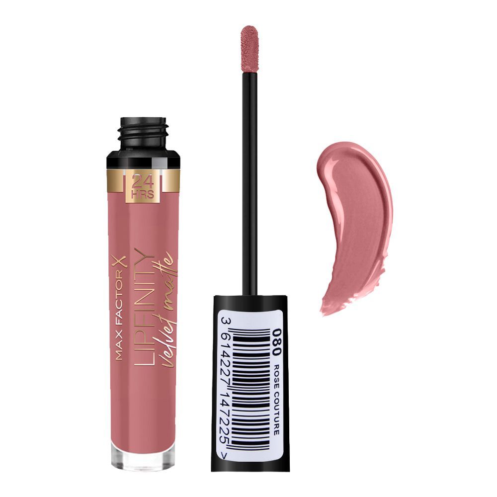 Buy Max Factor Lipfinity Velvet Matte Lipstick, 080 Rose Couture Online ...