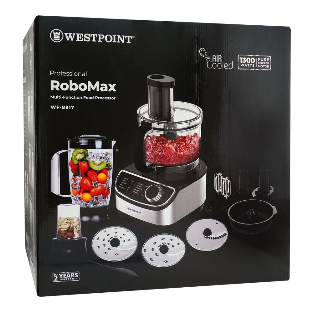 Purchase West Point Professional RoboMax Food Processor, 1300W, WF-8817 ...