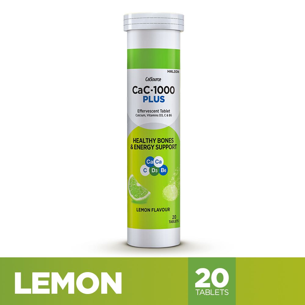 Buy GSK Cac-1000 Plus Lemon, 20-Pack Online at Special Price in ...