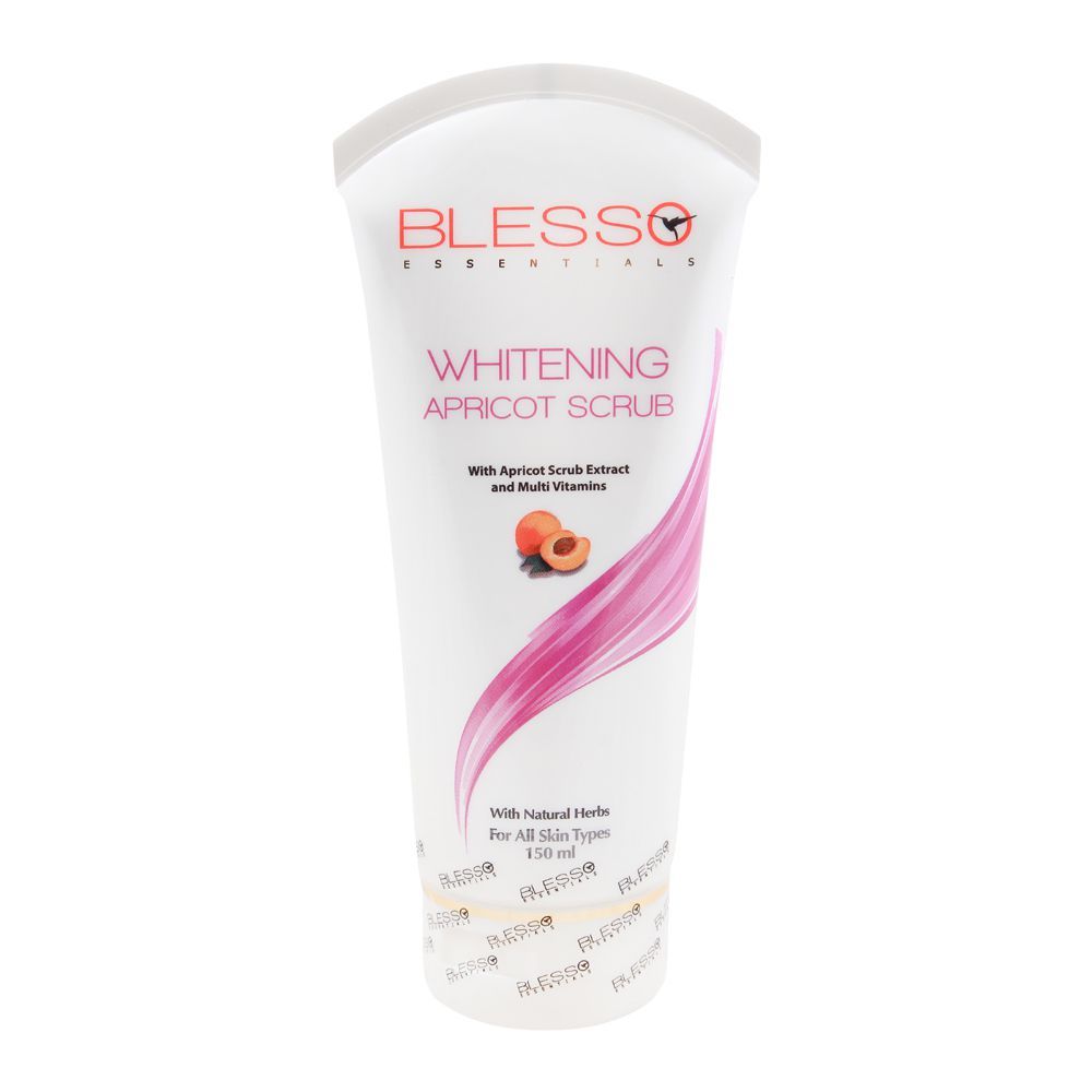 Order Blesso Essentials Whitening Apricot Scrub, For All Skin Types ...