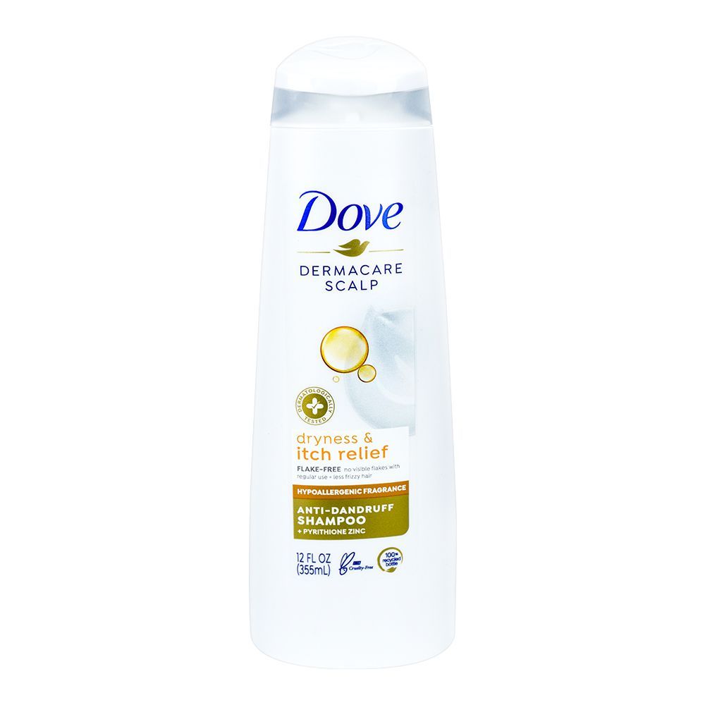 Buy Dove Dermacare Scalp Dryness & Itch Relief-Dandruff Shampoo, 355ml ...