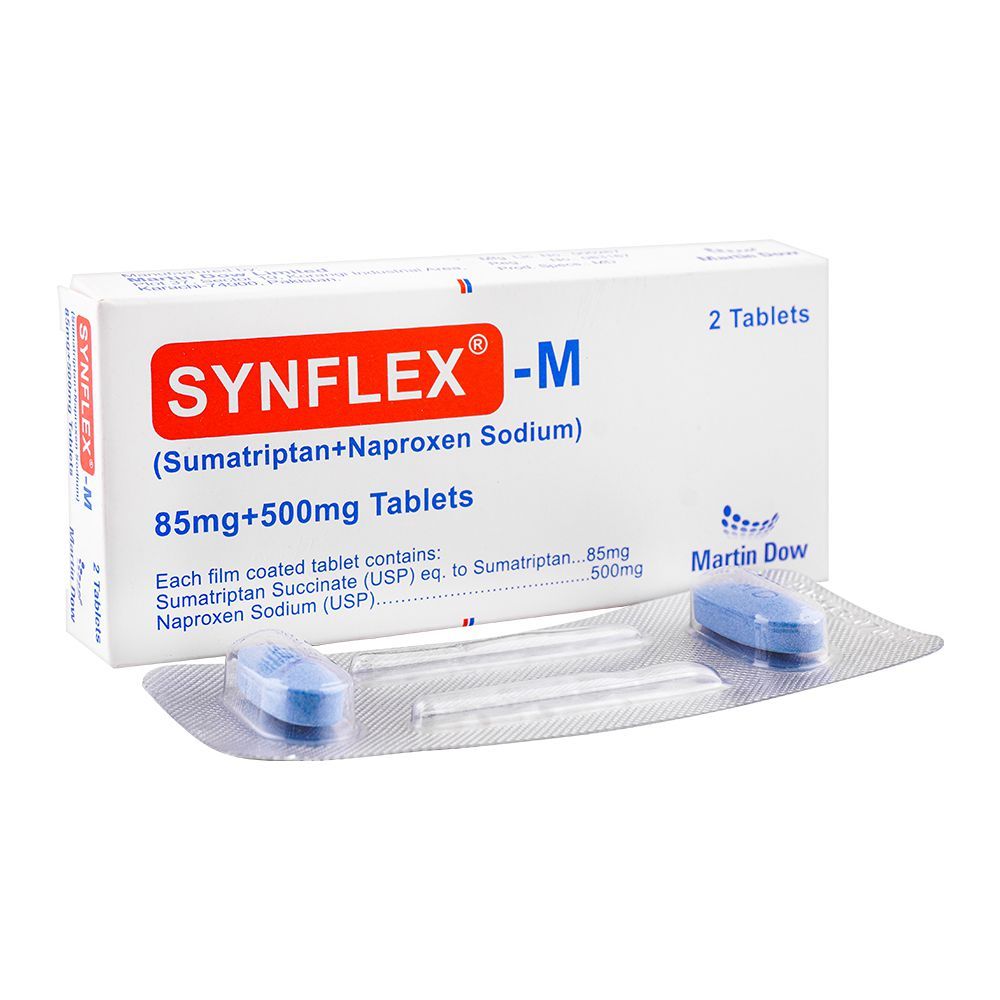 Purchase Martin Dow Synflex-M Tablet, 85mg + 500mg, 2-Pack Online at ...
