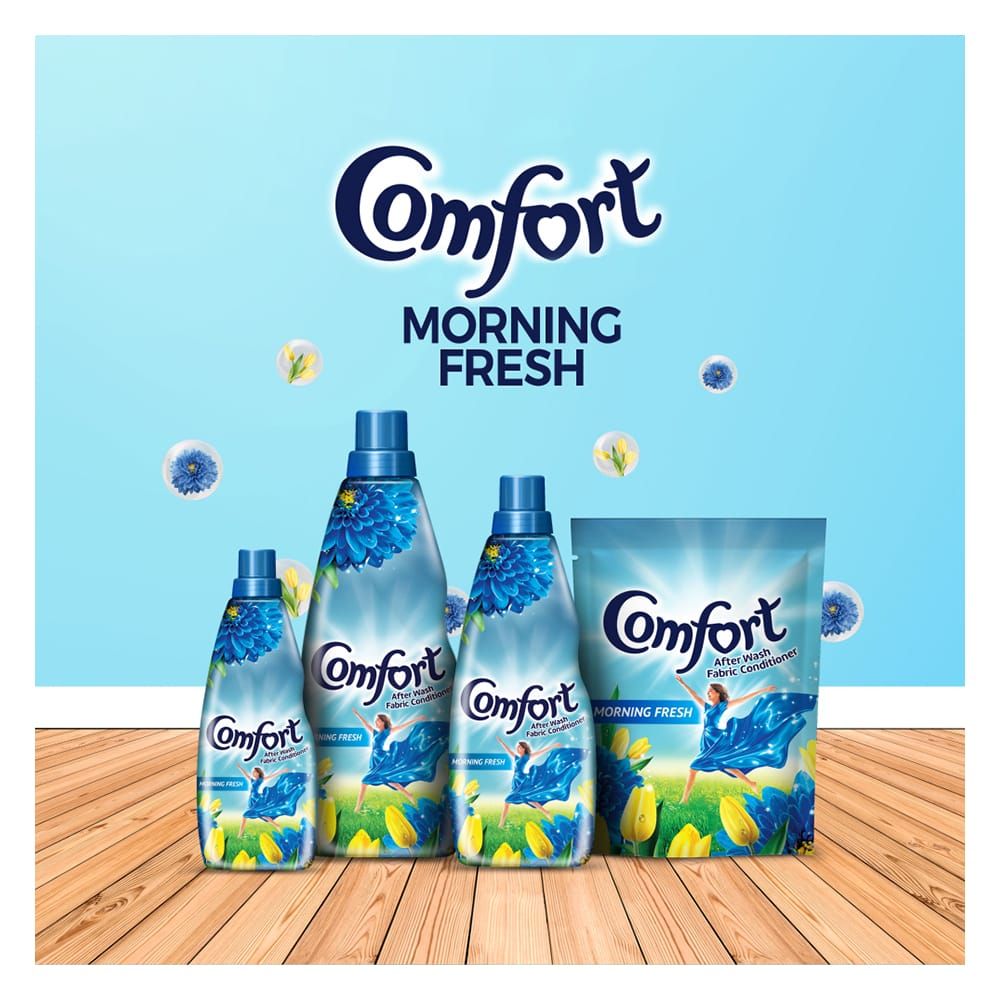 Purchase Comfort Morning Fresh Fabric Conditioner, Blue, 800ml Online ...