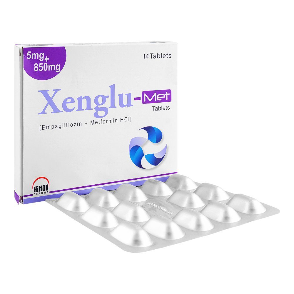 Buy Hilton Pharma Xenglu-Met Tablet, 5mg+850mg, 14-Pack Online at ...