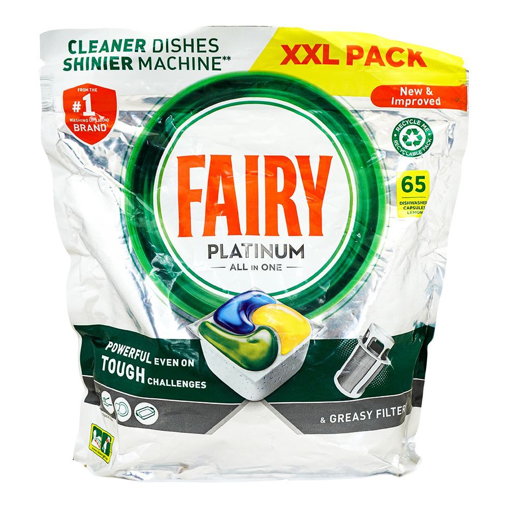 Purchase Fairy Platinum Dishwashing All-In-One Tablet, 65-Pack Online ...