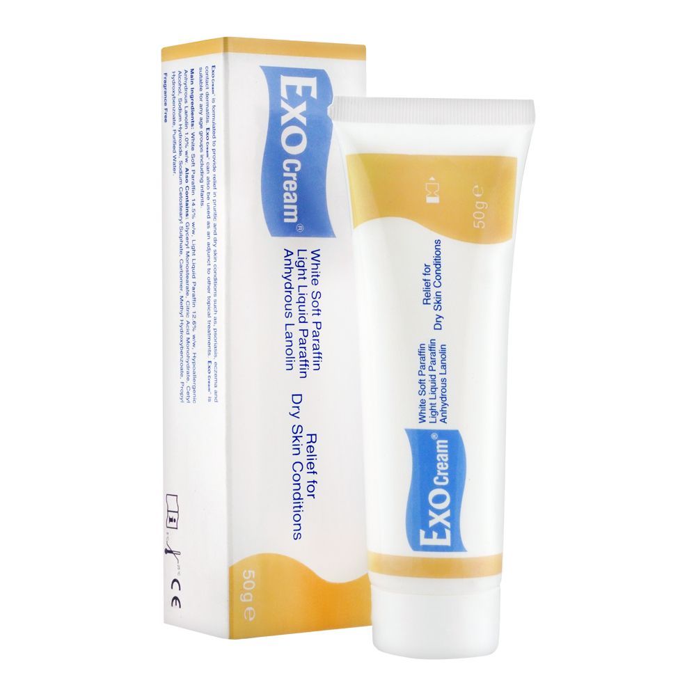 Order Exo Cream White Soft Paraffin Dry Skin Cream, 50g Online at Best ...