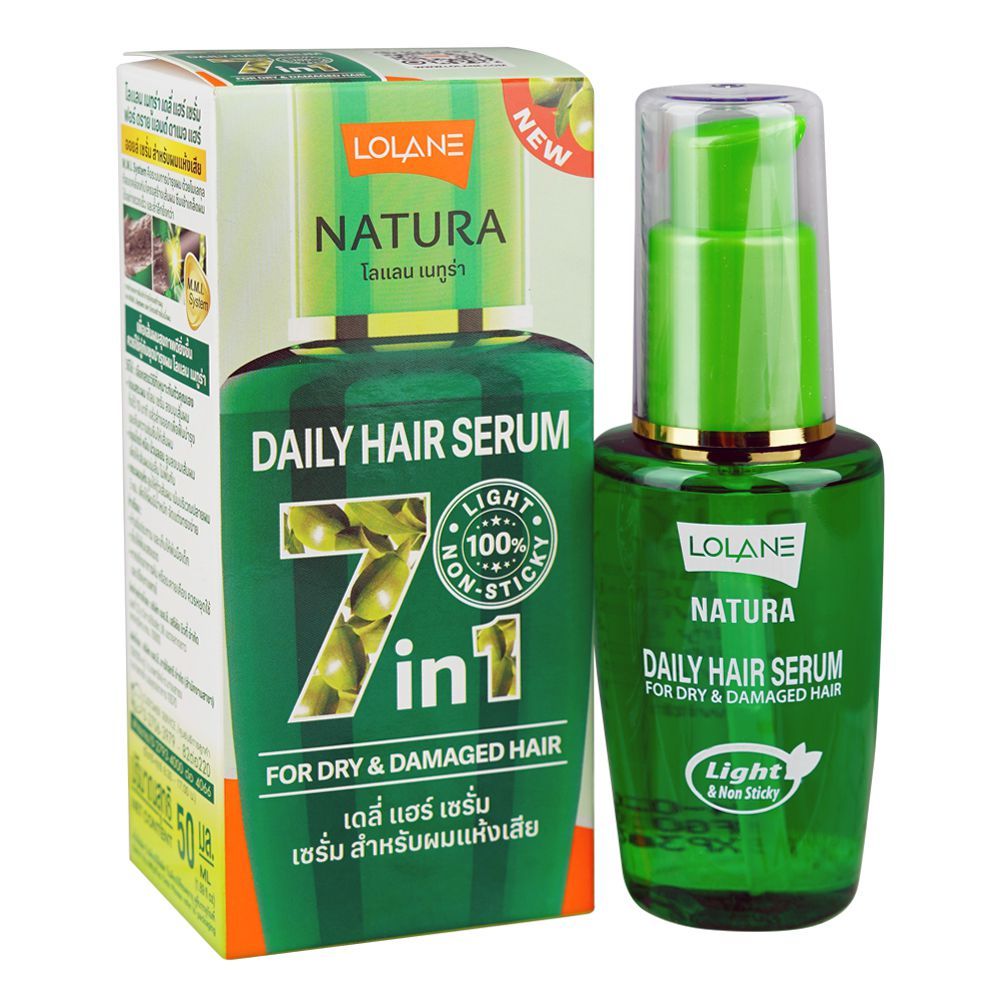 Order Lolane Natura Daily Hair Serum, For Dry & Damaged Hair, 50ml ...