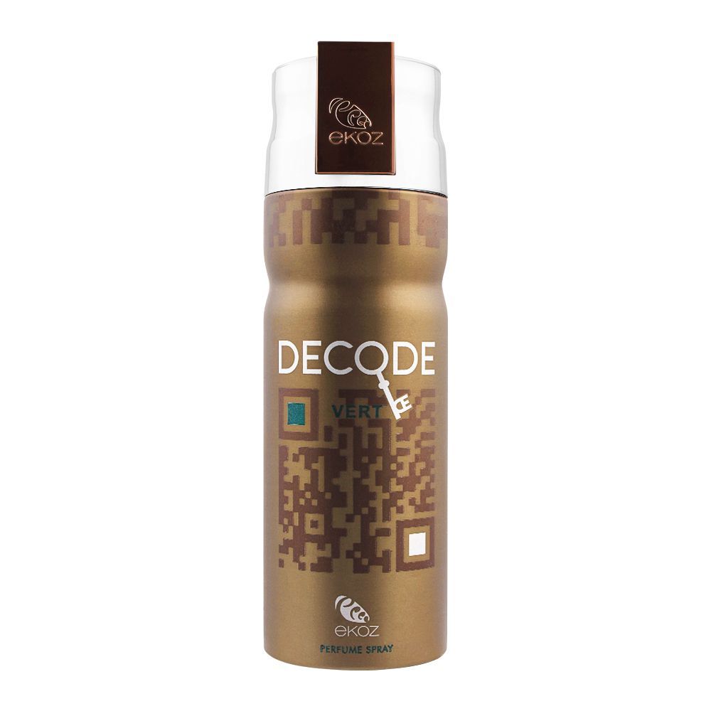 Order Ekoz Decode Vert Body Spray For Men, 200ml Online at Best Price in Pakistan - Naheed.pk