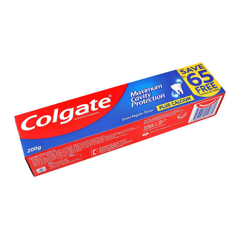Order Colgate Maximum Cavity Protection Plus Calcium Toothpaste, 200g ...