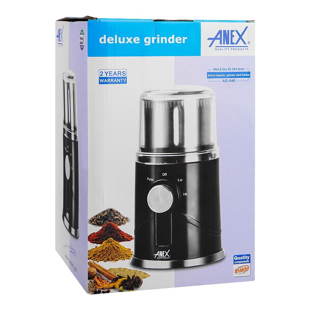 Order Anex Deluxe Wet & Dry Grinder, 350W, Black, AG-640 Online at Best ...