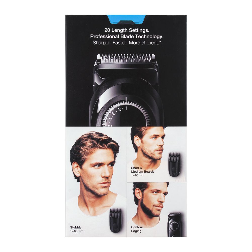 Order Braun Beard Trimmer 3, Rechargeable, 20 Length Settings, Black ...