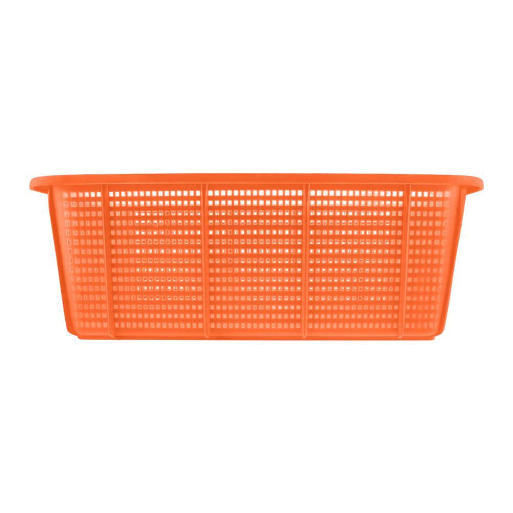 Buy Lion Star Square Multi-Purpose Plastic Basket, Orange, Small, BW-26 ...