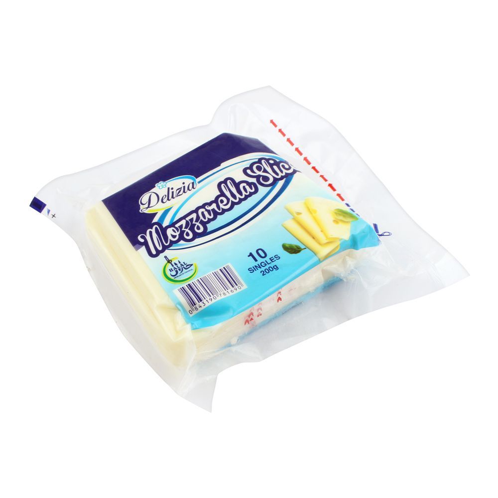 Buy Delizia Mozzarella Slice Cheese, 10-Pack, 200g Online at Special ...