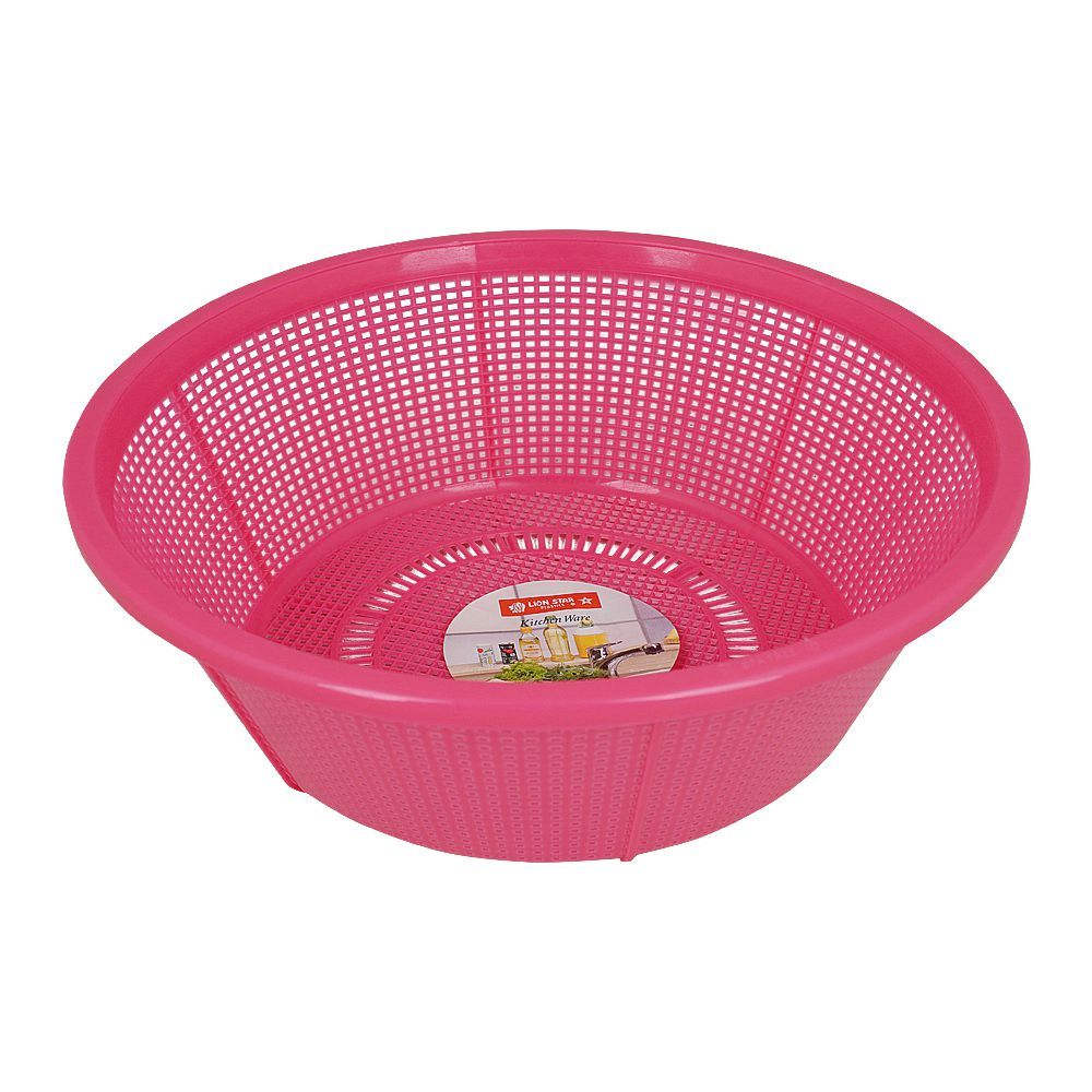 Buy Lion Star Plastic Basin Strainer, 24cm, Pink, BA-33 Online at ...