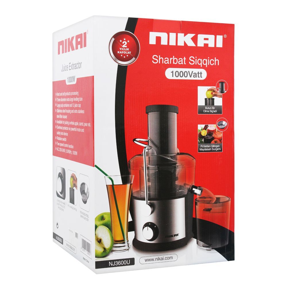 Purchase Nikai Juice Extractor, 1000W, NJ-3600U Online at Best Price in ...