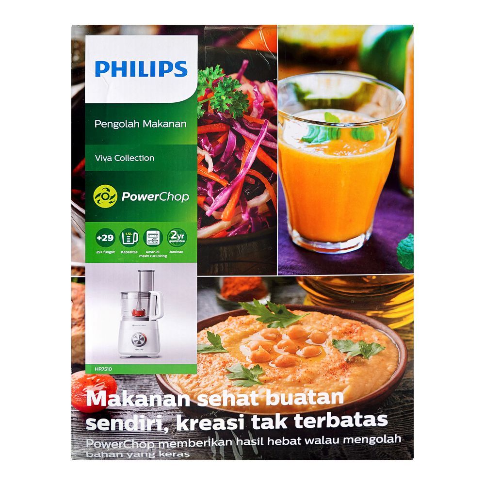 Purchase Philips Food Processor, 800W, HR7510/00 Online at Special ...