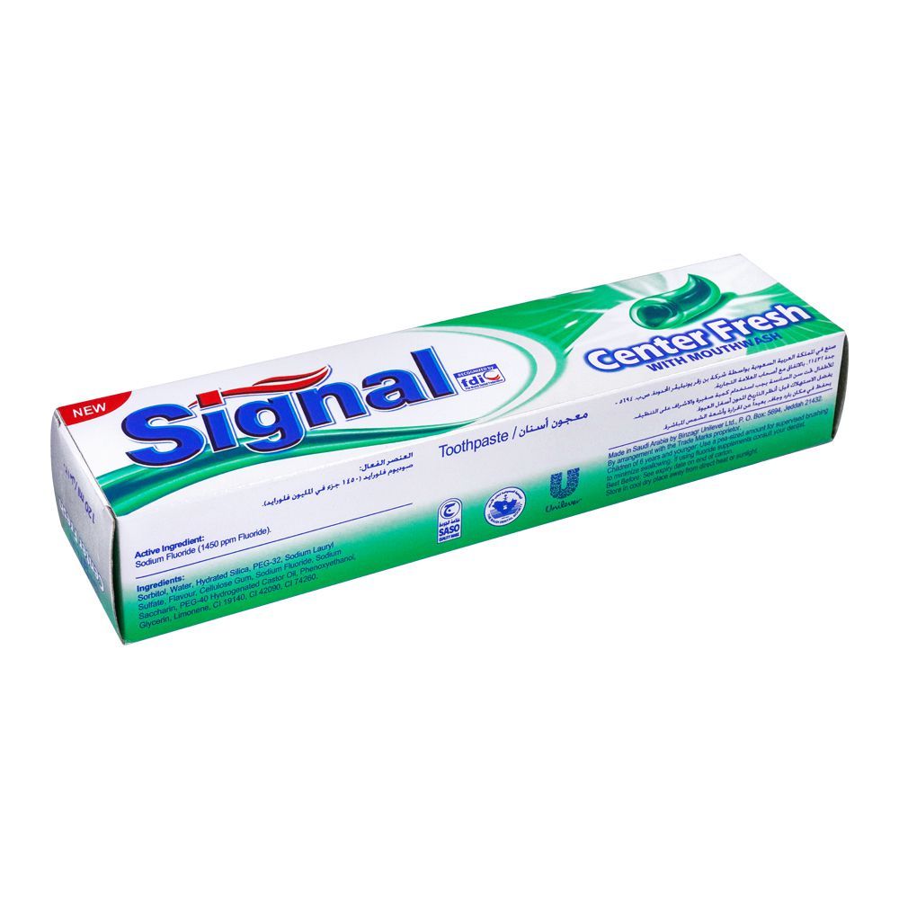 Buy Signal Center Fresh With Mouthwash Toothpaste, 120ml Online at Best ...