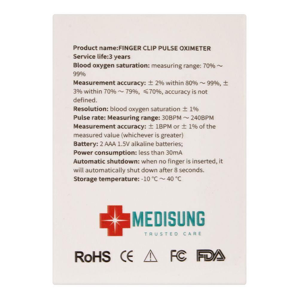 Buy Medisung Finger Clip Pulse Oximeter Online at Special Price in ...
