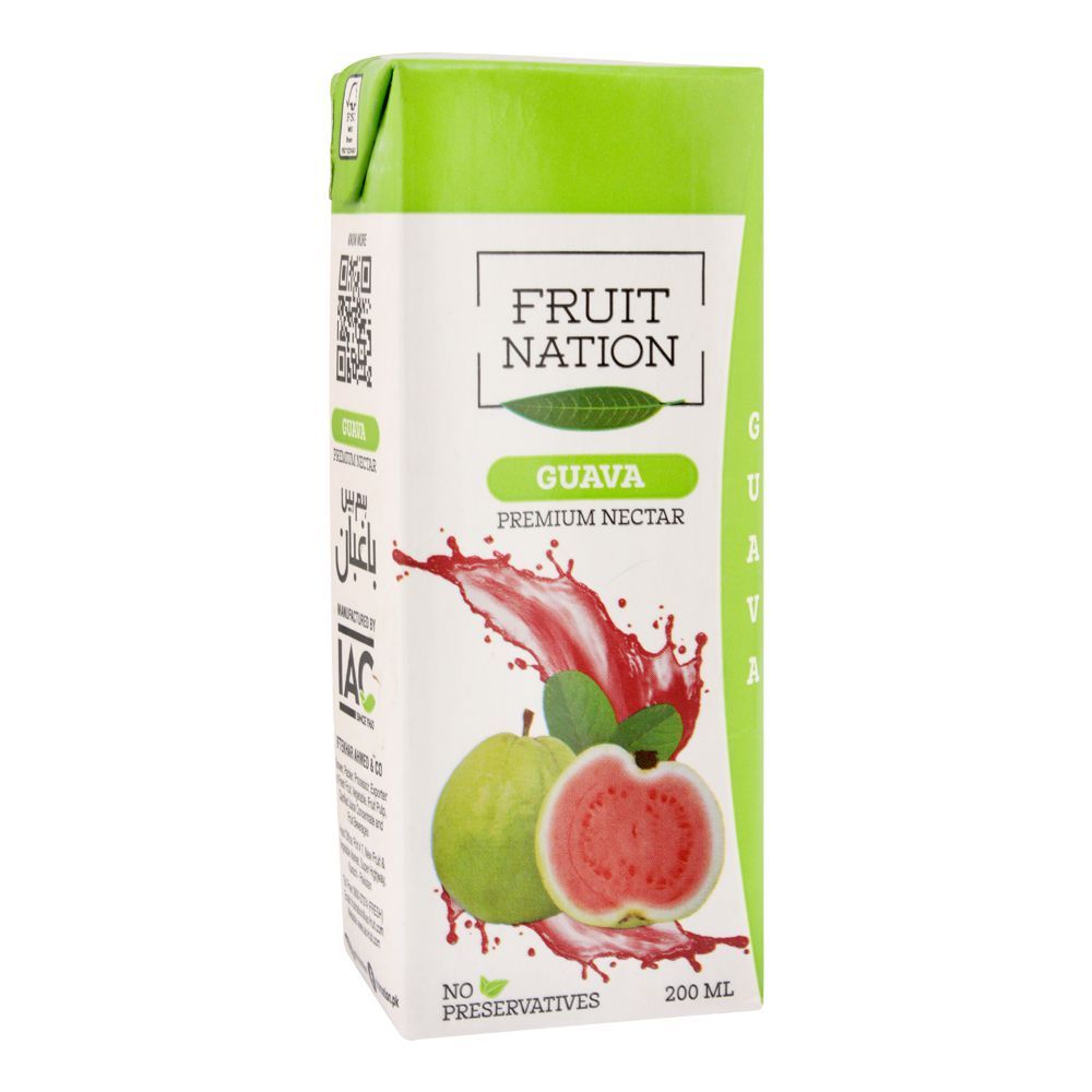 Order Fruit Nation Guava Premium Nectar Fruit Drink, 200ml Online at ...