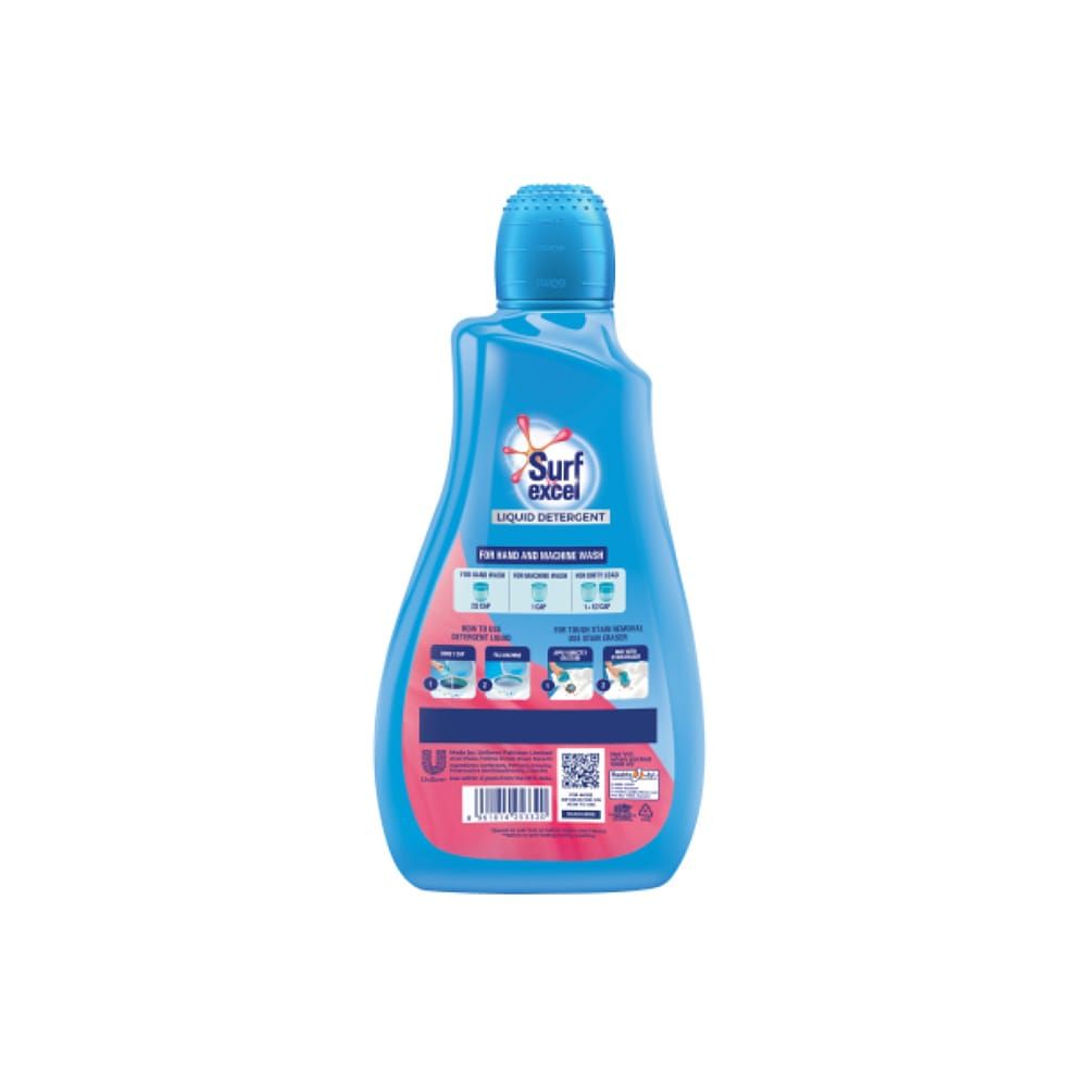 Buy Surf Excel Liquid Detergent 3-In-1 Fabric Care, 1000ml Online at ...