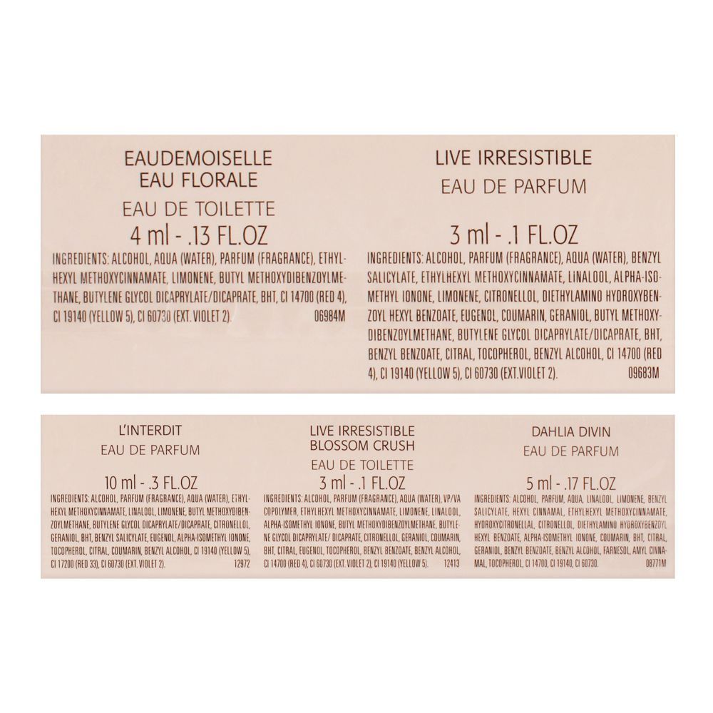 Purchase Givenchy Mini Perfume Set For Women, Dahlia Divin EDP 5ml ...