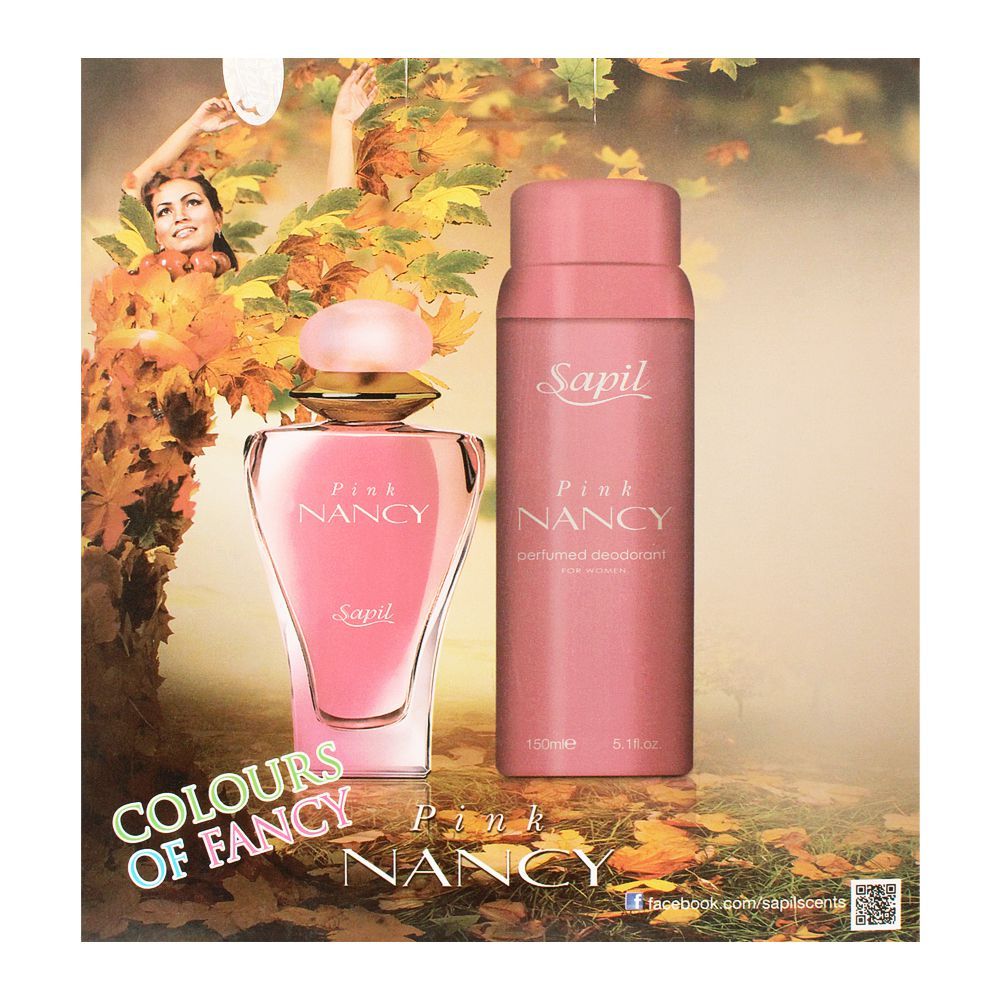 Order Sapil Pink Nancy For Women Perfume Set, EDP 50ml + Deodorant ...