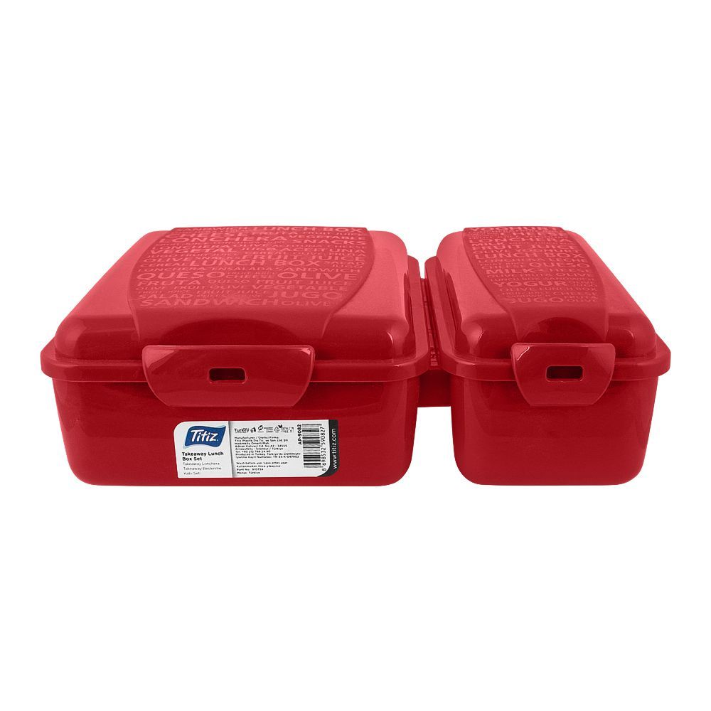 Purchase Titiz Dual Lunch Box, Red, AP-9082 Online at Best Price in ...