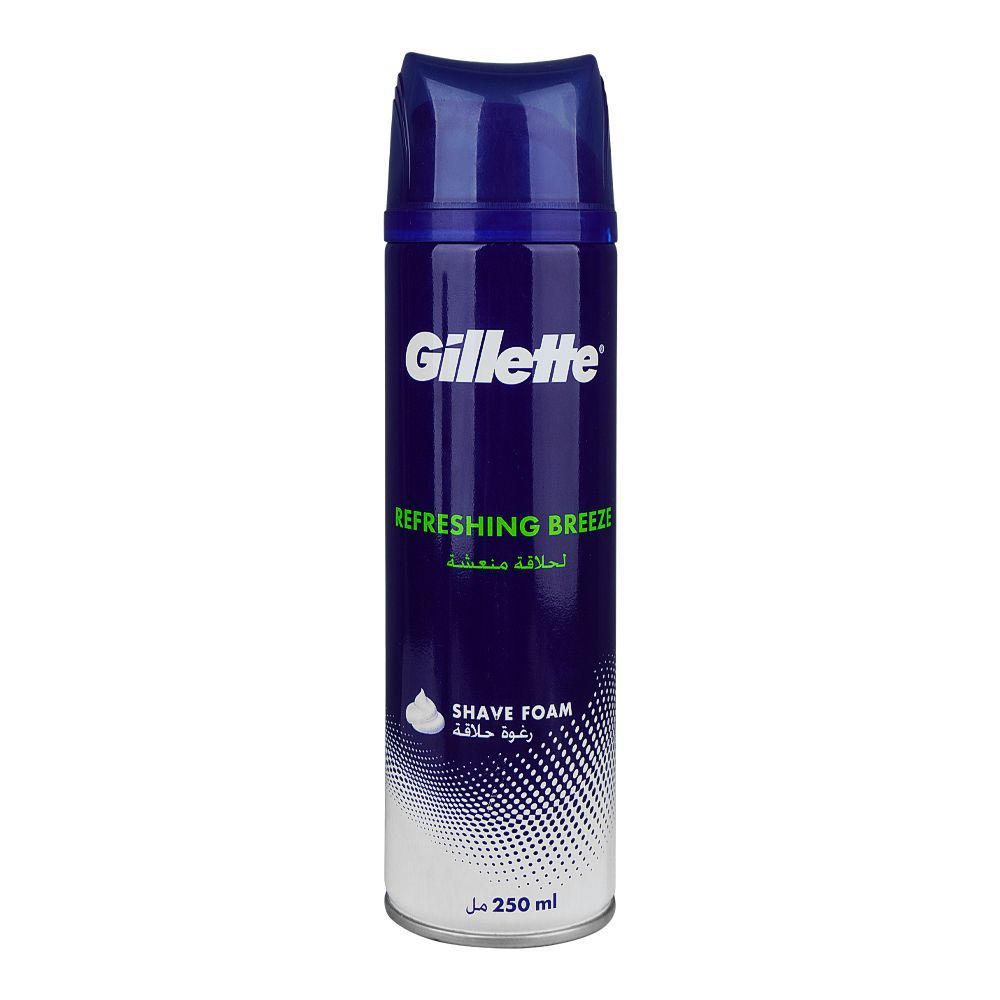 Purchase Gillette Refreshing Breeze Shave Foam, 250ml Online at Best ...