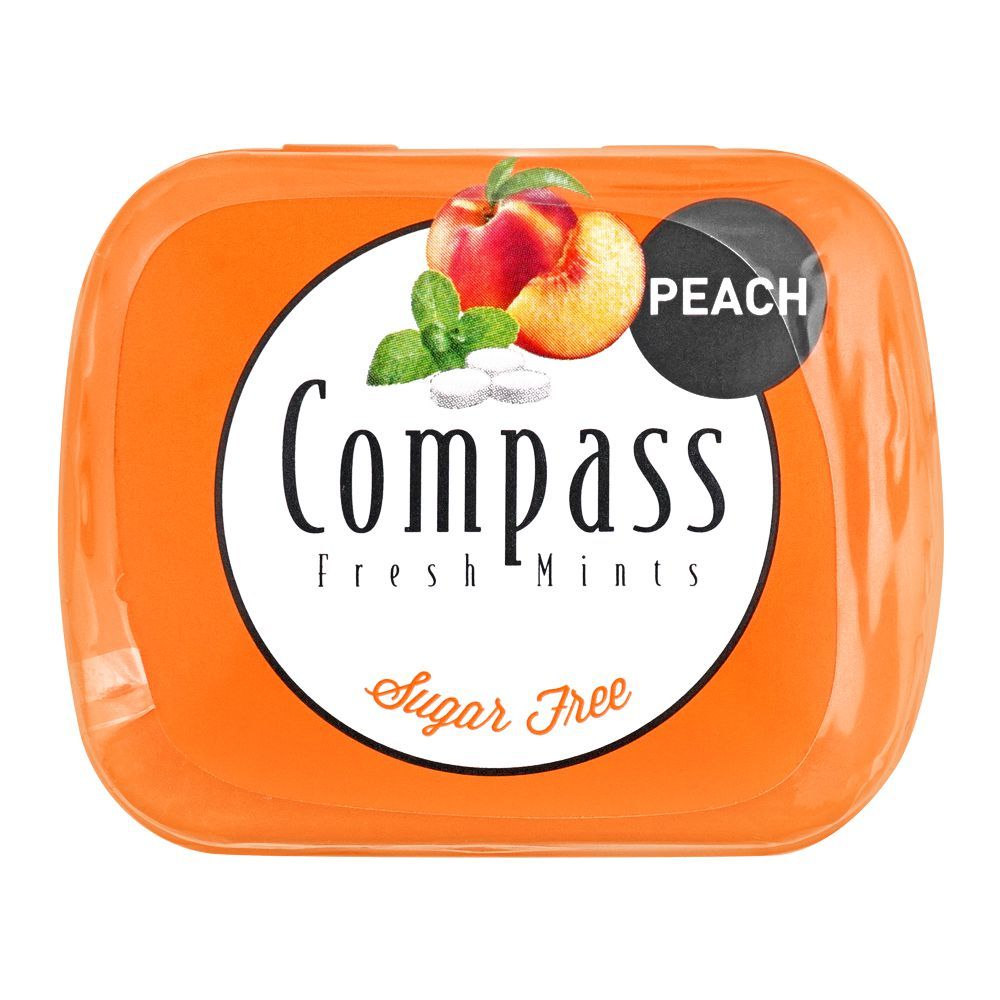 Buy Compass Fresh Mints, Peach, Sugar-Free, 14g Online at Special Price ...