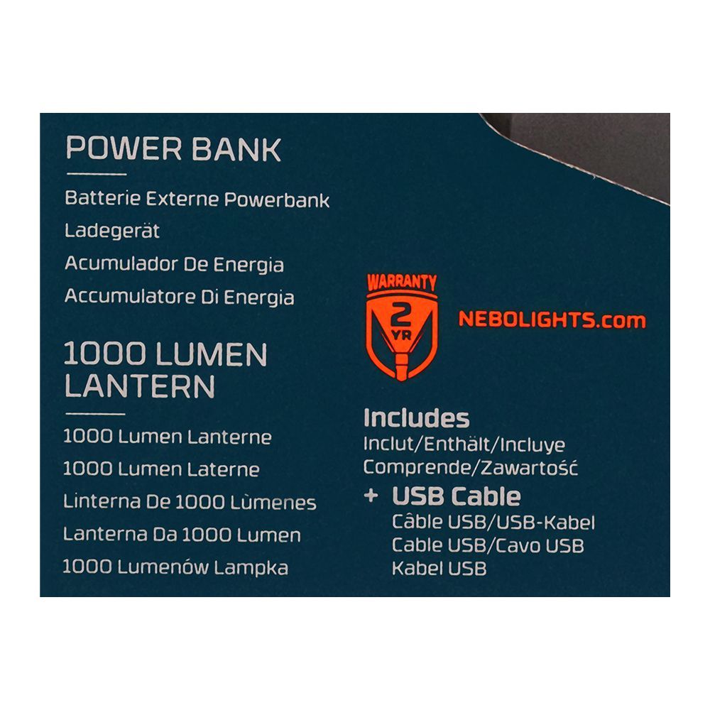 Order NEBO Galileo 1000 Lumens Rechargeable Light, NEB-LTN-0004-G ...
