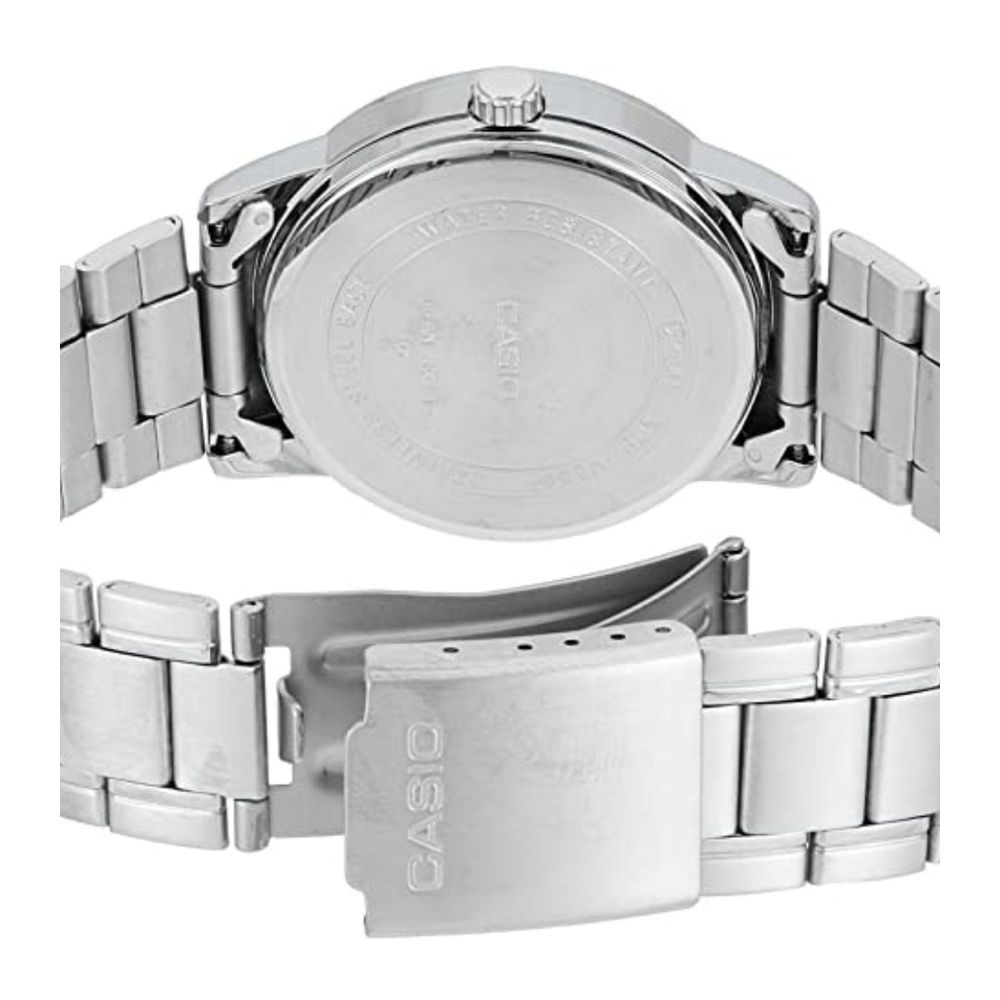 Casio Men's Formal Analog Watch With Silver Dial & Stainless Steel ...