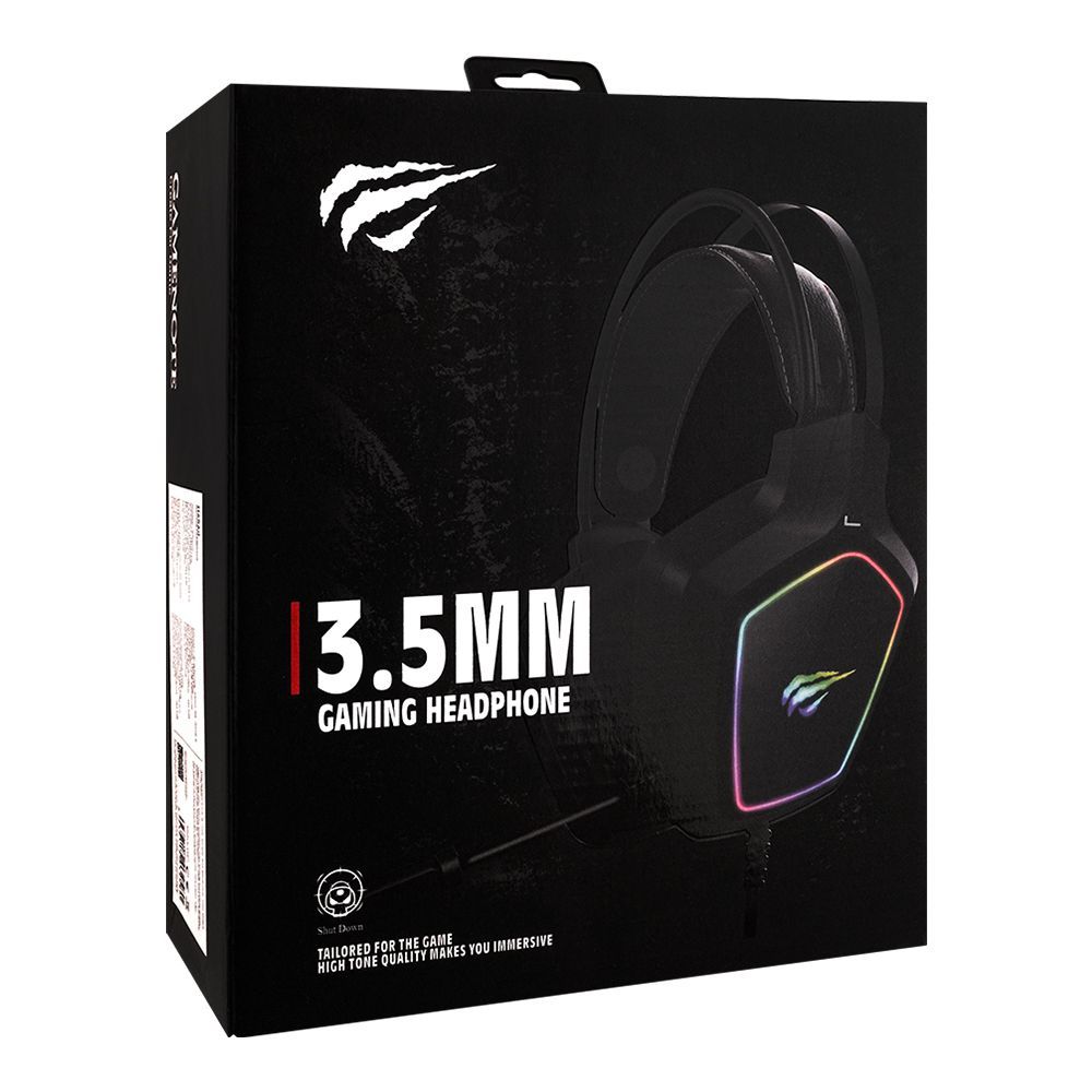 Buy Havit 3.5MM Gaming Headphone, Black, HVgH-H656D-BK Online at Best ...