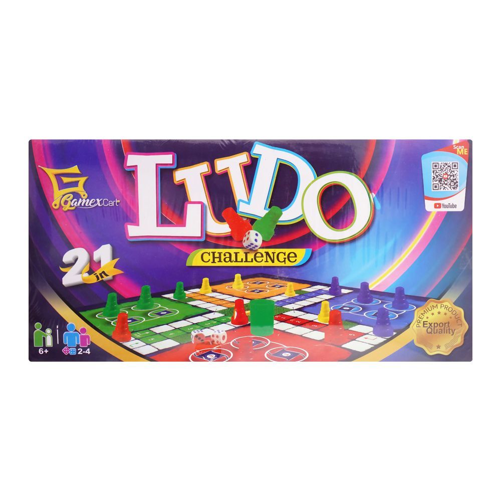 Buy Gamex Cart Ludo Box Large, 2-In-1, 406 Online at Special Price in ...