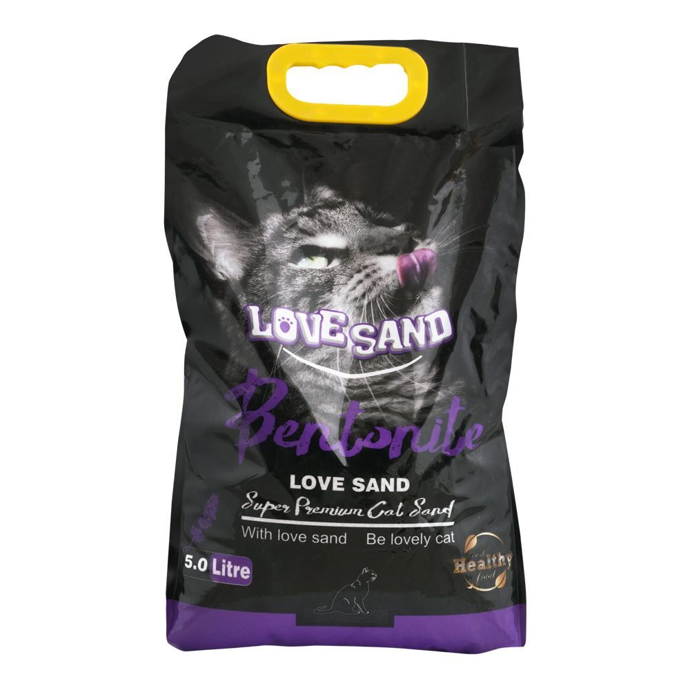 Buy Love Sand Bentonite Cat Litter Lavender, 5 Liter Online at Best ...