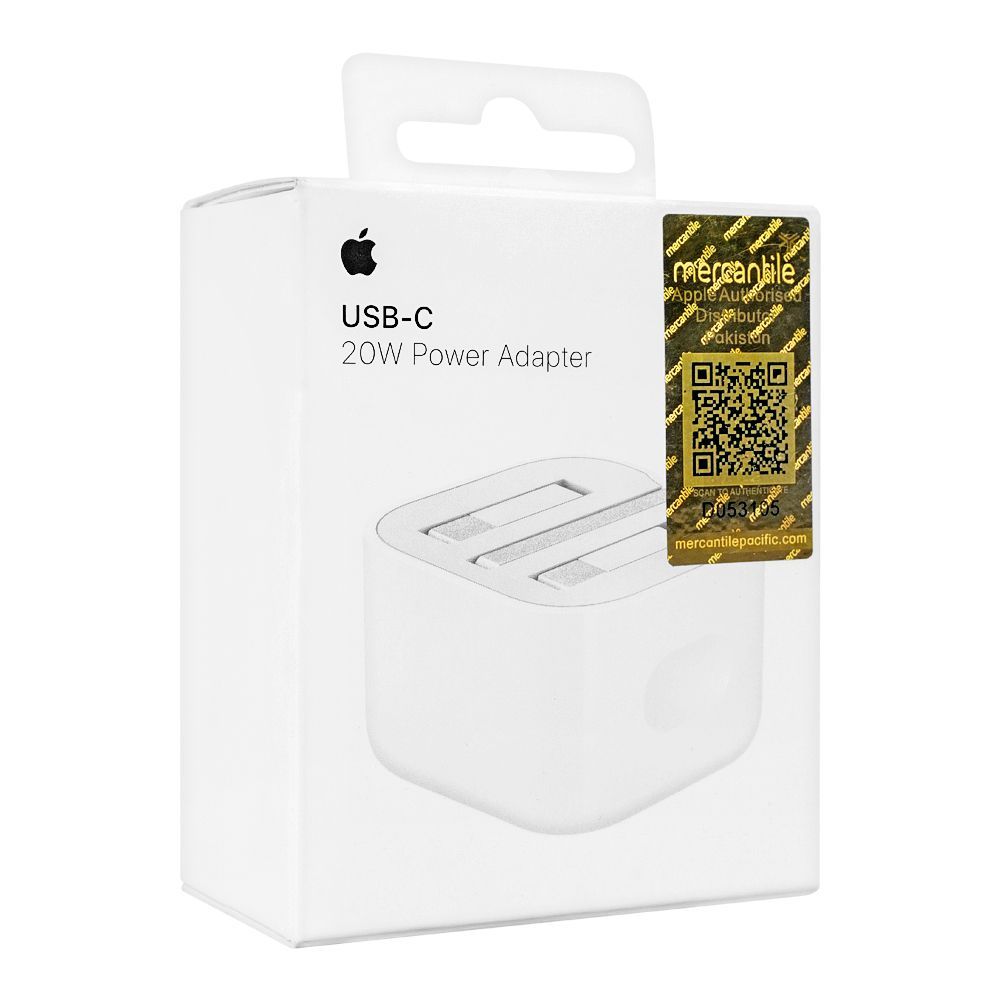 Order Apple USB-C 20W Power Adapter, 3 Pin Online at Special Price in ...