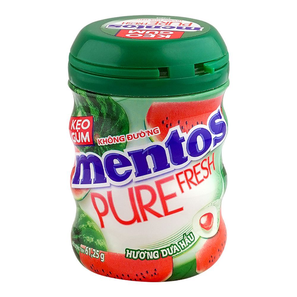 Mentos Pure Fresh Water Melon Gum, 61.25g