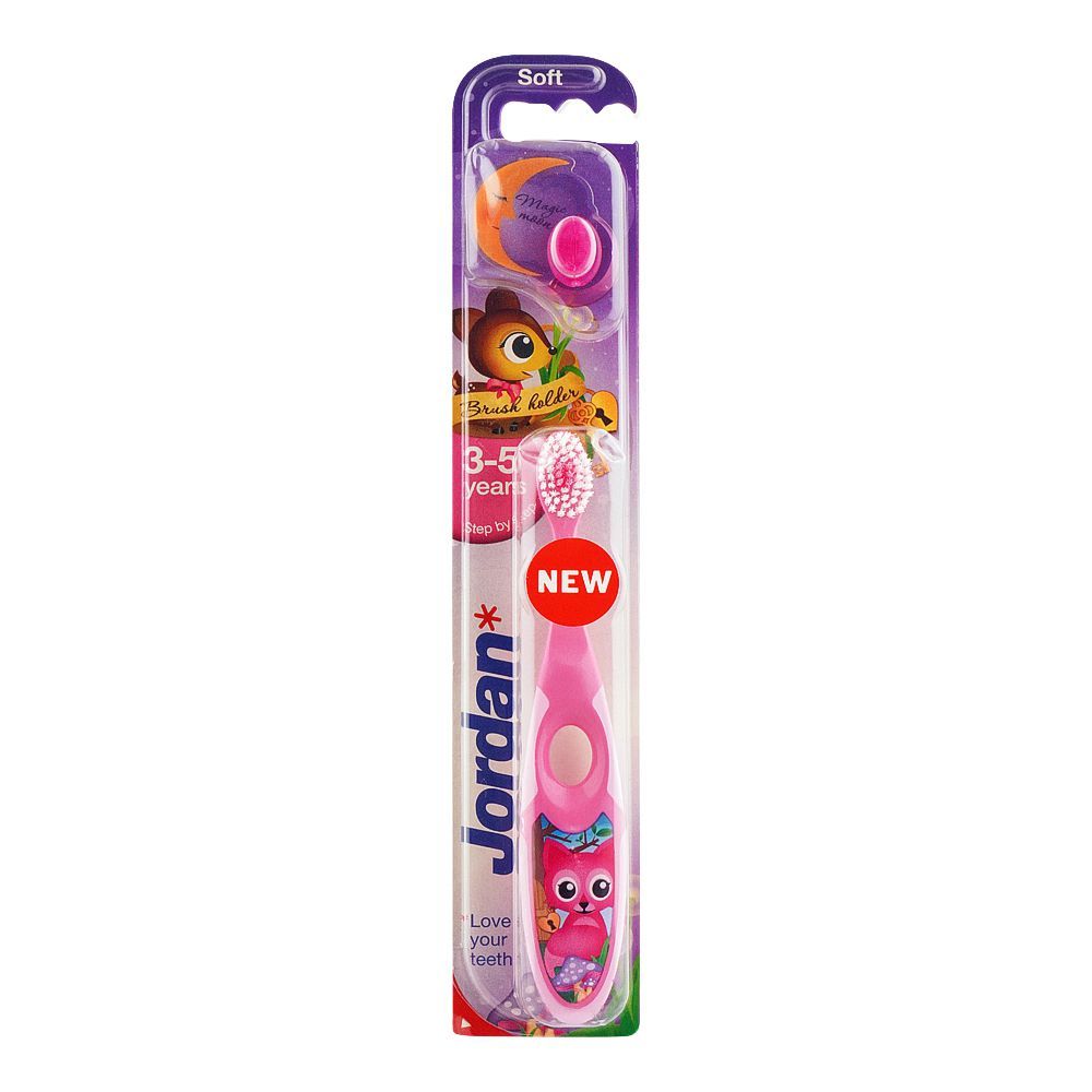Buy Jordan Step By Step 3-5 Years Magic Moon Toothbrush With Holder ...