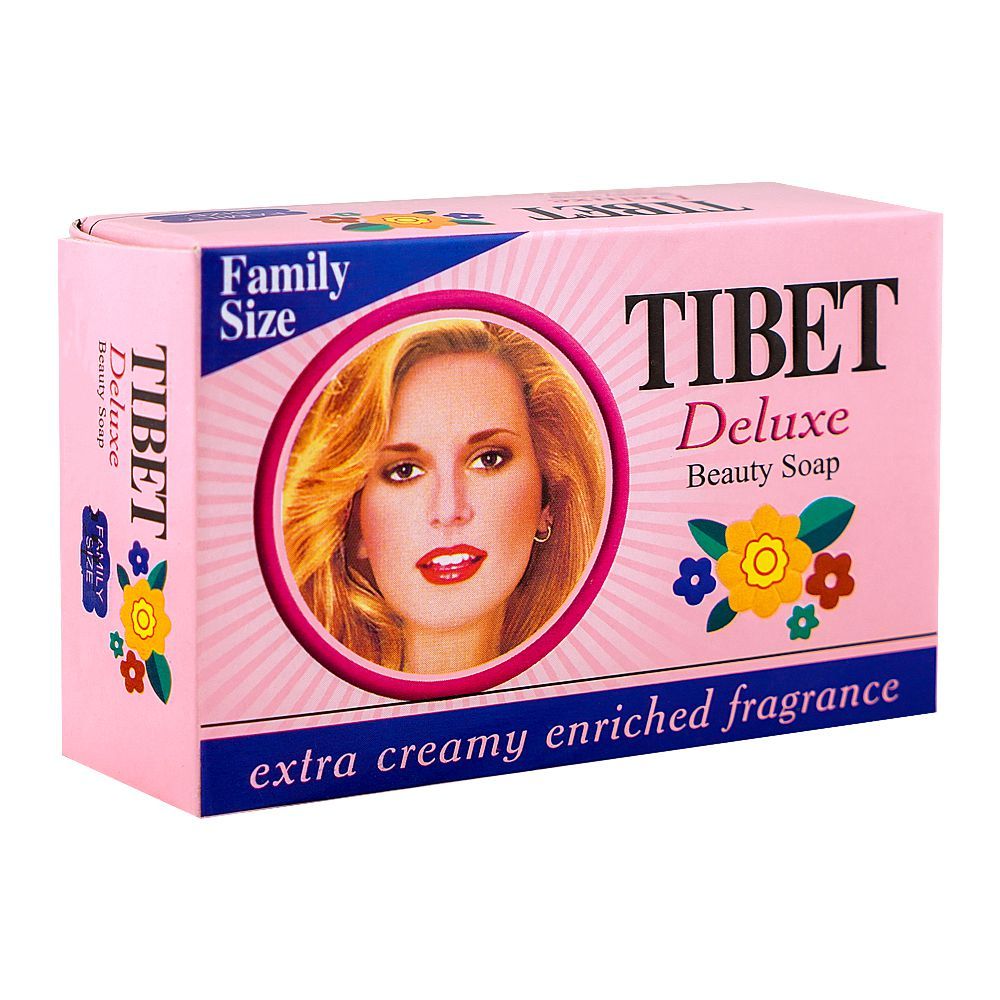 Tibet Deluxe Beauty Soap, Pink, 125g