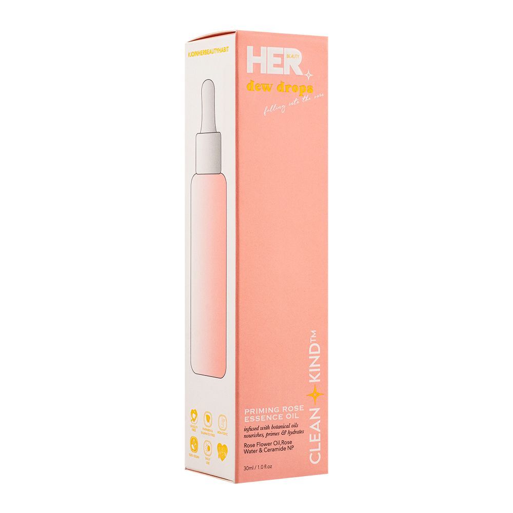 Order Her Beauty Dew Drops Priming Rose Essence Oil, 30ml Online at ...