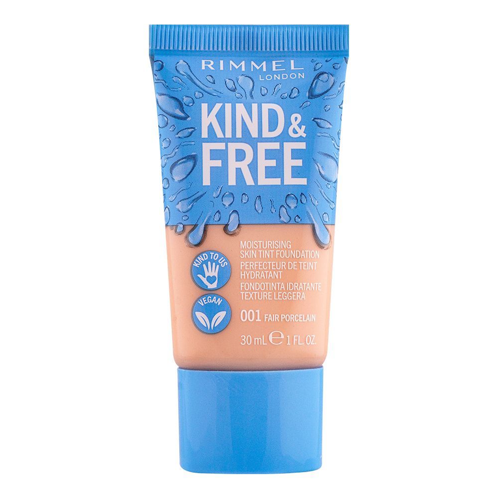 Buy Rimmel Kind & Free Moisturizing Skin Tint Foundation, 001, Fair ...