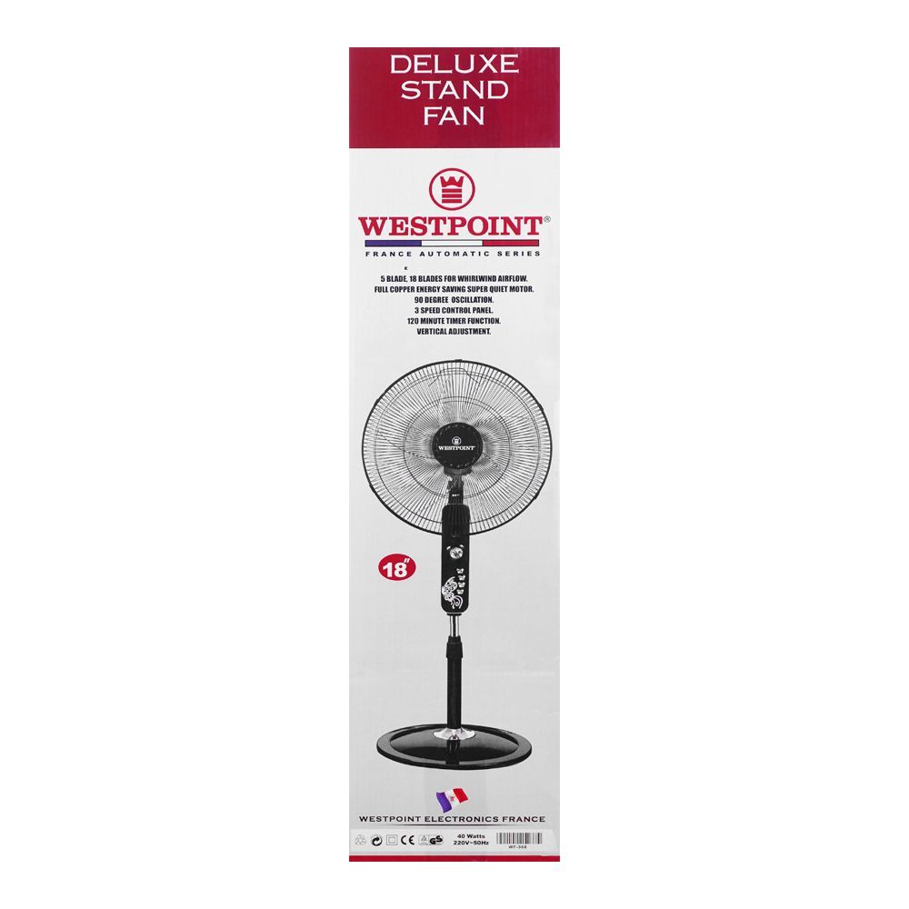 Purchase West Point Deluxe Stand Fan, 40W, WF-968 Online at Special ...